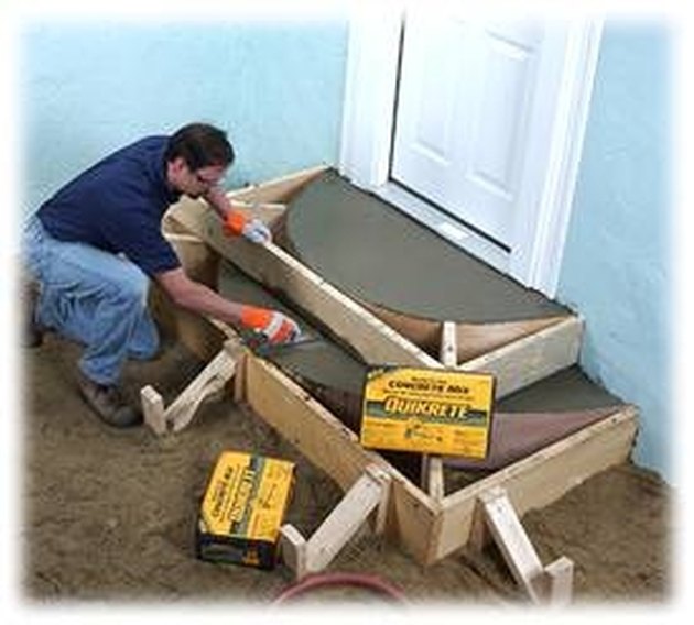 How To Install Concrete Steps Hunker